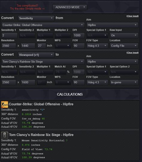 Fov Type General Gaming Discussion Mouse Sensitivity Community
