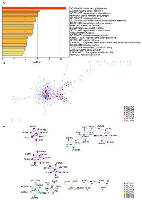 Ppi Network Of The Gene Datasets For Pca Patients With Gs 9 10 From