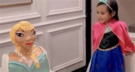 La Reacción De Una Nena Al Ver Su Torta Inspirada En Frozen Infotdf