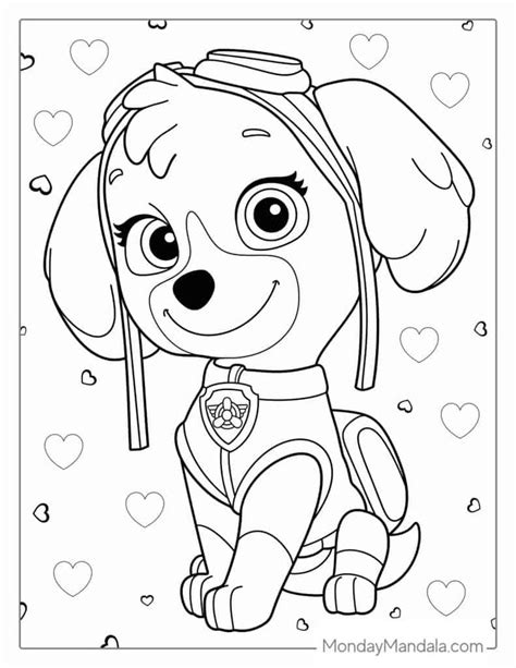 Printable Skye Paw Patrol Calendar Productivity Hacks