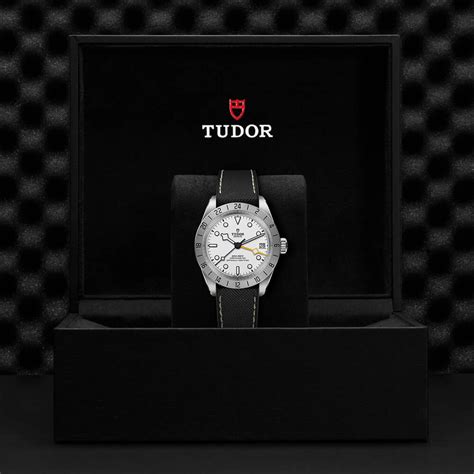 Tudor Black Bay Pro 39mm Opaline Dial Black Strap Watch