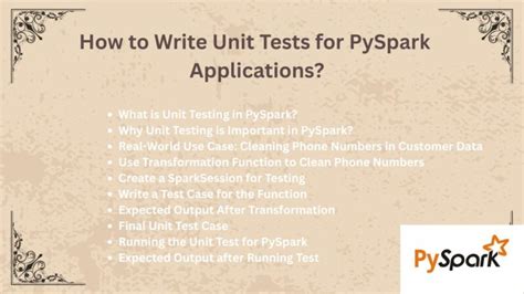 How To Write Unit Tests For Pyspark Applications Spark By Examples
