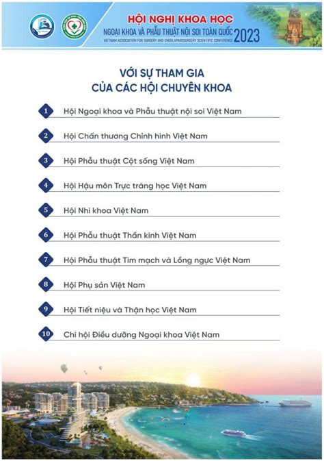 Chương trình Hội nghị khoa học Ngoại khoa và Phẫu thuật nội soi toàn quốc