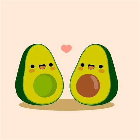 Авокадо милые 52 картинки