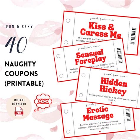 Sexy Coupons Printable Etsy
