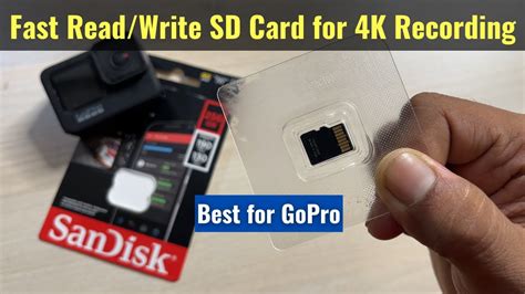 Best Micro Sd Card For Gopro Hero 9 4k Uhd Video Recording Sandisk Sd