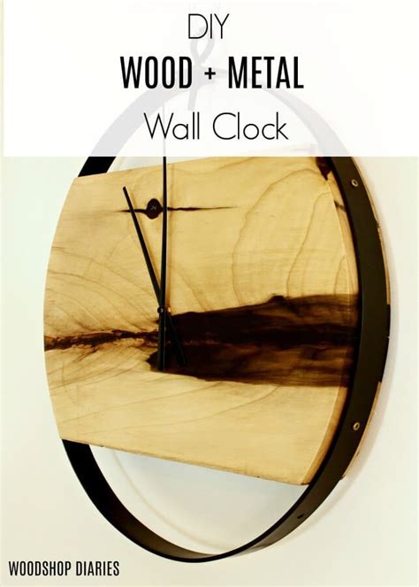 30 Diy Wood Clock Plans You Can Build Today Handy Keen