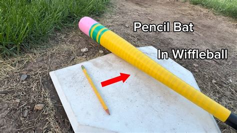 Making A Pencil Bat In Wiffleball Youtube