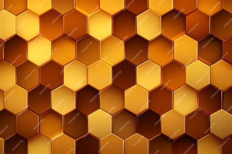 Premium Ai Image Seamless Honeycomb Grid Pattern Background Generative Ai