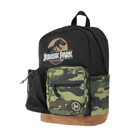 Bioworld Jurassic Park Ingen Hydration Camo Backpack Collective Hobbees