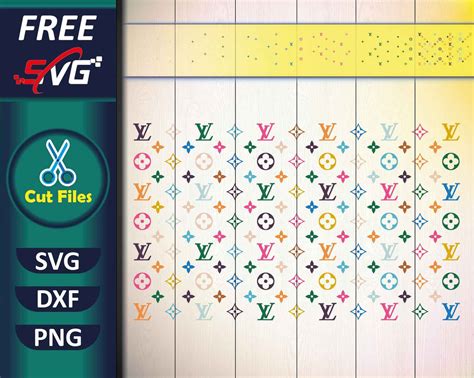 Louis Vuitton Multicolor Pattern Svg Free