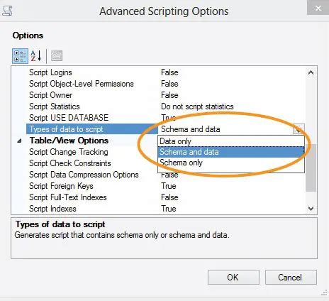 How To Script Database With All Data From Microsoft Sql Server Management Studio