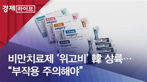비만치료제 ‘위고비 韓 상륙 부작용 주의해야” Youtube
