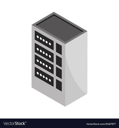 Database Server Icon Royalty Free Vector Image
