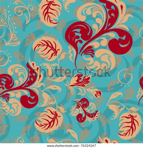 Seamless Vector Pattern Swirls Stock Vector Royalty Free 76324267 Shutterstock