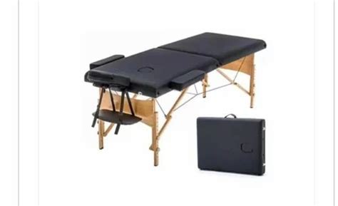 White Wooden Massage Table 2 Fold Massage Bed At ₹ 9500piece In Nagpur