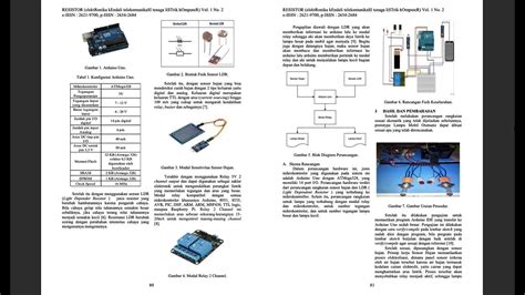 Jurnal Lampu Mobil Otomatis Menggunakan Sensor Air Hujan Dan Ldr Youtube