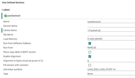 Sysconfig How To Add Library To Tiramfunc Section Using Cmd Tool Arm Based Microcontrollers