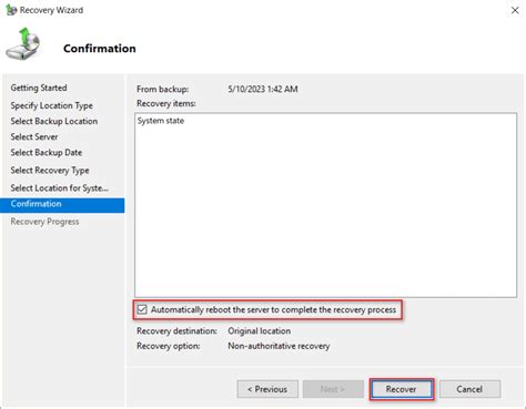 Guide Restore Domain Controller From Windows Server Backup