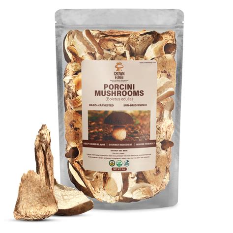 Dried Porcini Mushrooms 3oz Pack Of Dried Mushrooms For
