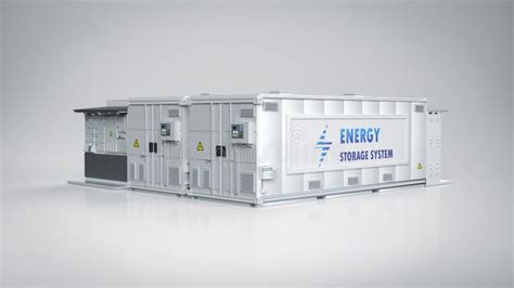 Energy Storage System Or Battery Container Unit Stock Illustration Illustration Of Alternative