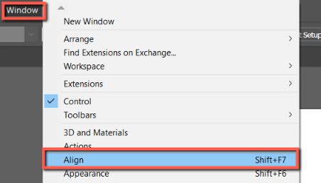 How To Align Objects In Adobe Illustrator Steps