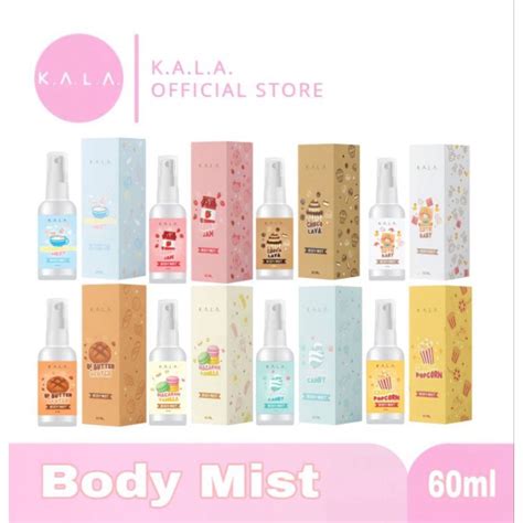 Jual Kala Body Mist 60ml With Box Bpom Original Kala Bodymist Pewangi
