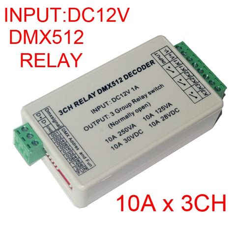 1 Stücke 3ch Dmx512 Led Controller 3 Kanal Dmx 512 Vicedeal
