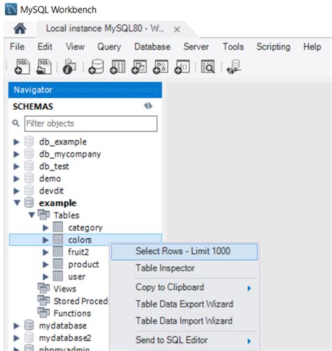 mysql workbench ใส่ข้อมูล เพิ่มข้อมูลลงตาราง devdit