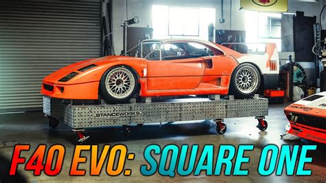 The F40 Evolution Starting At Step 1 Chassis Table And Body Setup