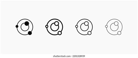 Solar System Molecule Vector Icon Stock Vector Royalty Free 2201328939 Shutterstock