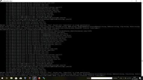 Hadoop Hive Table Error Loading Json Data Stack Overflow