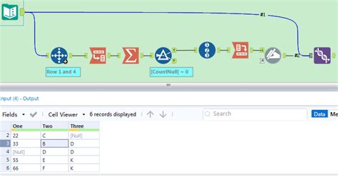 Deselect Field If The Row Is Empty Alteryx Community