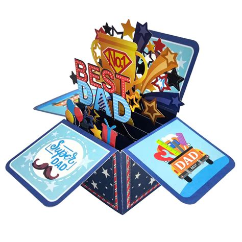 3d Pop Up Fathers Day Card Mimosa Lifestyle Co