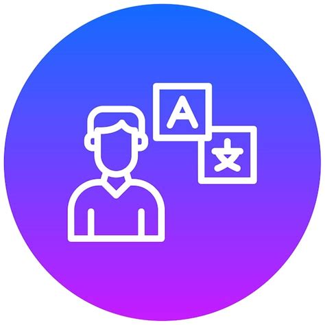 Premium Vector Language Course Vector Illustration