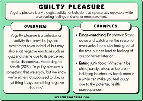 15 Guilty Pleasure Examples 2025