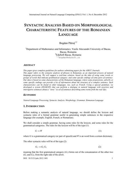 Morphological Segmentation With Lstm Neural Networks For Tigrinya Pdf