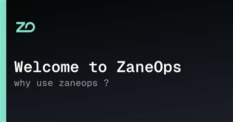 Welcome To Zaneops Zaneops Documentation