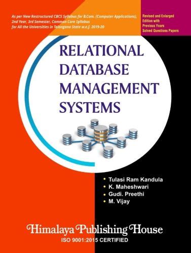 Relational Database Management Systems Sem 3 Bcom Telangana Univ Himalaya Publishing House