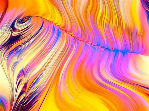 Abstract Design From Interacting Colors Overflow Colors Series Photo Background And Picture For