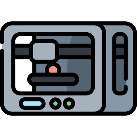 3d Printer Kawaii Lineal Color Icon