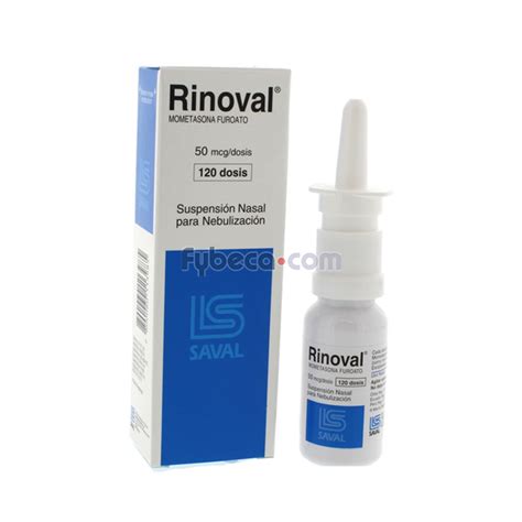 Rinoval 50mcg 15ml Solucion Nasal Spray 120 Dosis