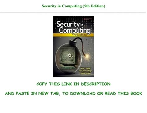 Download Pdf Security In Computing 5th Edition Txtpdfepub