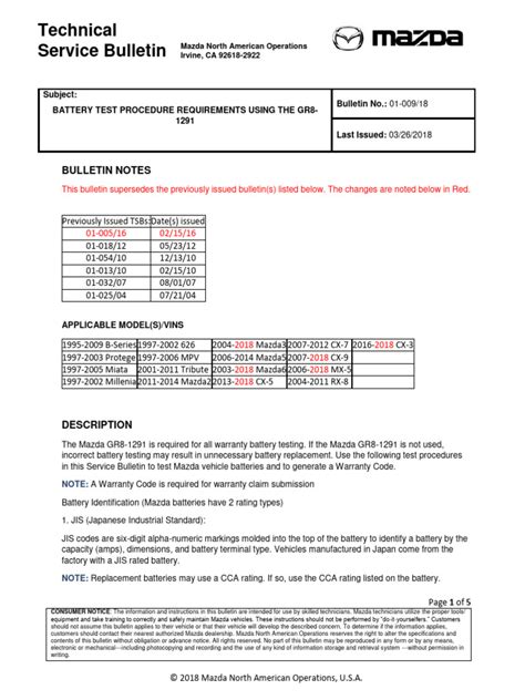 Battery Test Procedure Requirements Using The Gr8 1291 Pdf Vehicles