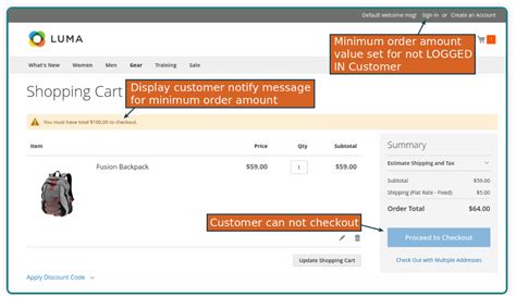 magento 2 minimum order amount for customer group extension by mageants