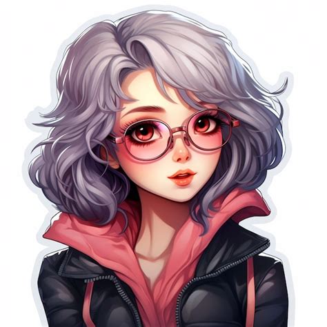 Hoodie Anime Girl With Glasses At Steven Payton Blog