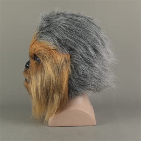 Cosplay Star Wars Chewbacca Full Head Mask Chewie Halloween Masquerade