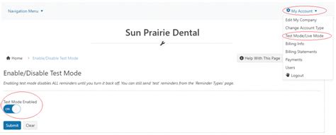 Test Mode Stopping Your Reminders From Going Out Appointment Reminders