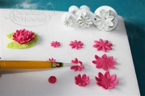 Water Lily Gumpaste Fondant Tutorial Flowers With Fondant Small