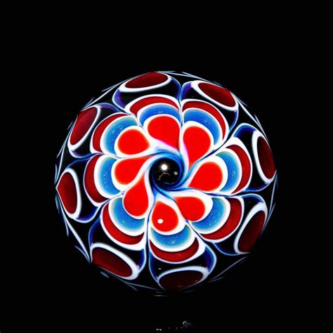 Sable Glass Wig Wag Spiral Marble Stoked Ct